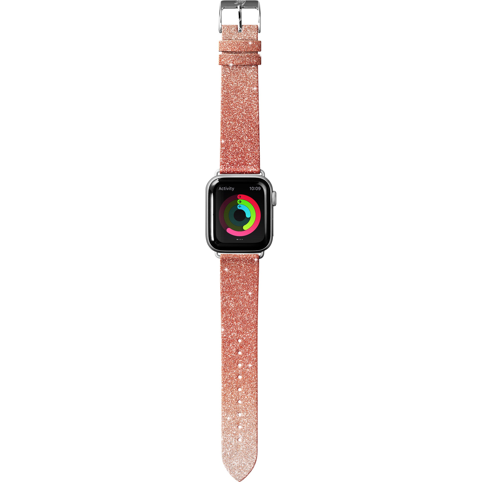 OMBRE SPARKLE Strap for Apple Watch Series 5 | Glitter Genuine Leather ...